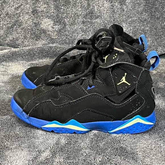 Nike | Shoes | Nike Air Jordan True Flight Boys Size 3c Black Athletic ...